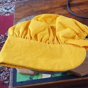 Coif Style Bonnet, Calico Fabric. Adults Multi-sized, Les Mis, Puritan ...