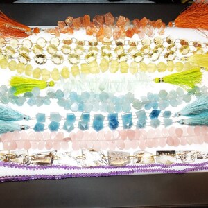 8 Inches AQUAMARINE FACETED Tumble Shape Tubes Natural | Etsy