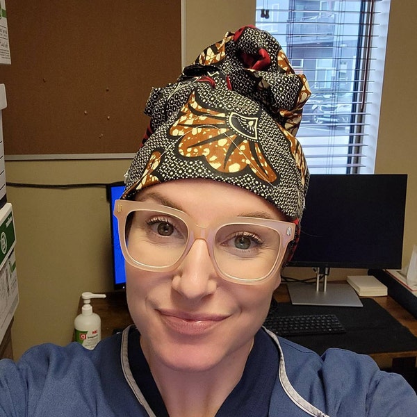 High Bun, With Satin Lined,scrub Caps, Surgical Cap , Nurses Caps, High ...