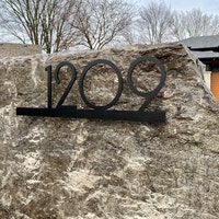 Modern House Numbers Letters Red Oak Aluminum Mailbox - Etsy