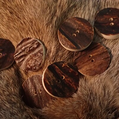 Bone Buttons Handmade Bone Buttons White Bone Buttons White - Etsy