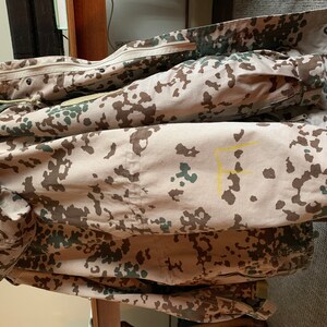 Genuine German Army Field Jacket Parka Army Issue Hooded Desert Combat ...