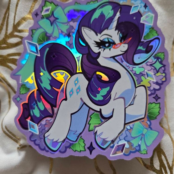 3.5 X 3.5 Holographic Rarity Vinyl Sticker - Etsy