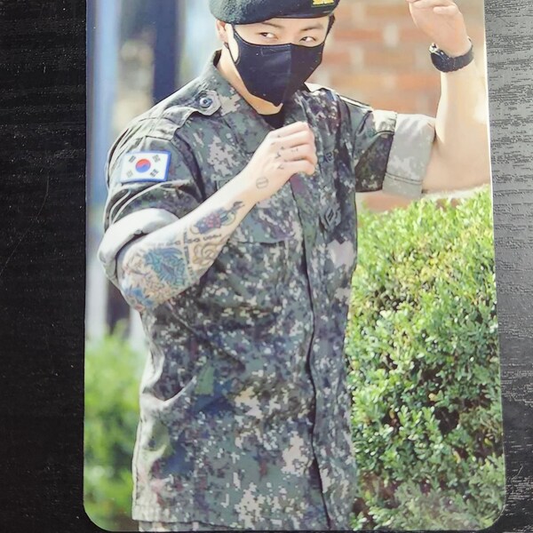 BTS J-hope Hoseok Hobi Military Service 4x6 Print Korean Military ...