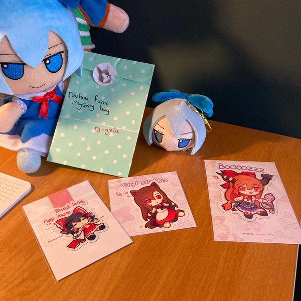 Touhou 8 Imperishable Night Fumo Vinyl Stickers / Fumo Stickers ...