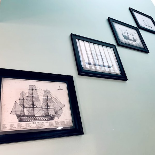 HMS Victory Profile - Artist Signed Print - Etsy