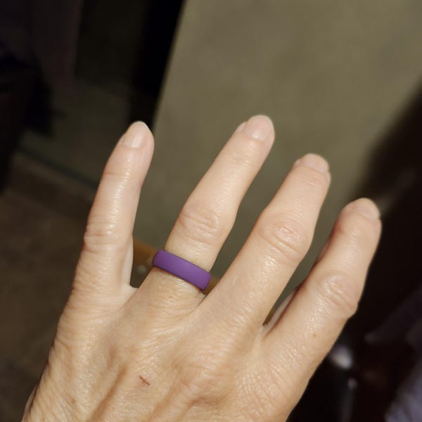 Pattered Silicone Rings, Stackable, Water Proof, Wedding, Eco Friendly ...