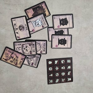 Inscryption Card Game With 229 Cards. REAL 2 Players Game W/extras - Etsy