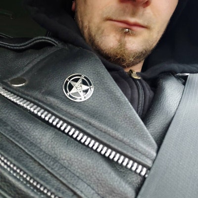 Big Satanic Cross Brimstone Leviathan Pendant Occult Gothic Jewelery ...