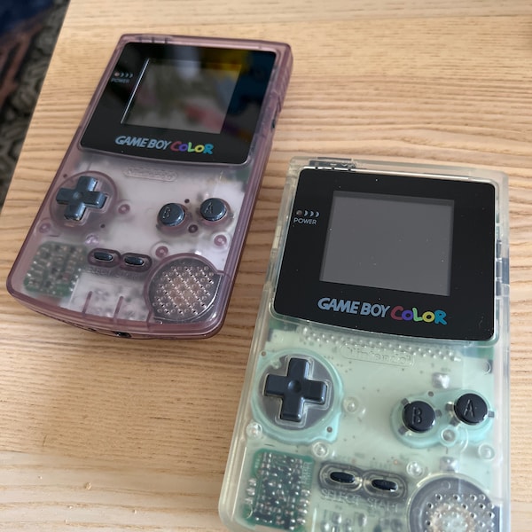 Gameboy Color Handheld Backlit Nintendo GBC Systems Authentic Game Boy ...