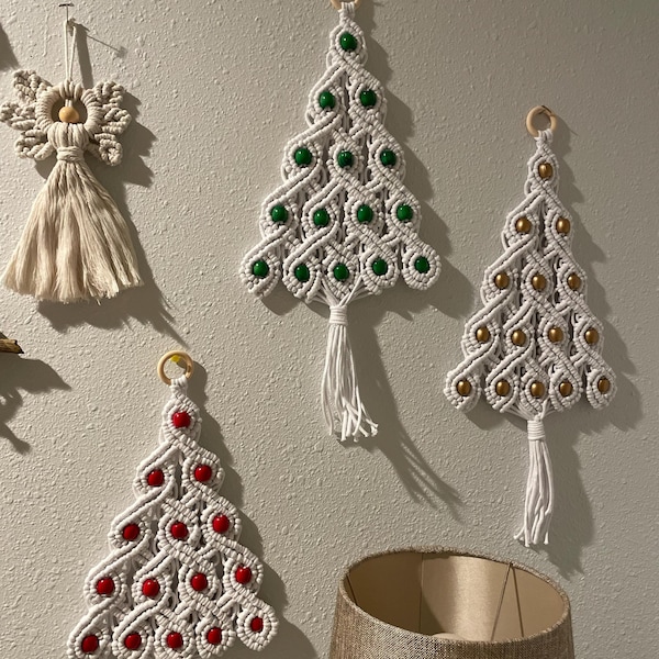 4 in 1 Macrame Pattern PDF With Photos, Beginner Macrame Wall Hanging Pattern, Macrame Tutorial ...