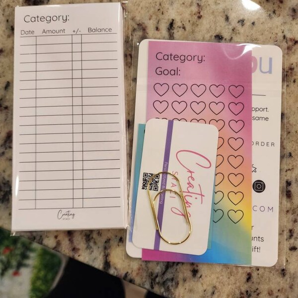 Mini Cash Envelopes Vellum Matte Cash Envelopes Wallet Size Cash ...