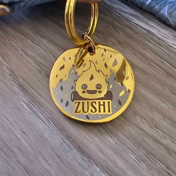 Personalized Dog Tag Engraved With Name and a Whippet Silhouette in a ...