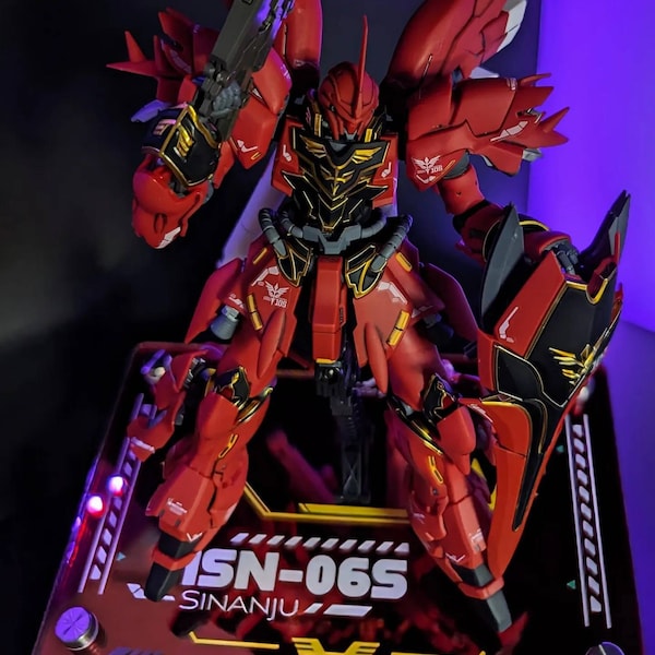 Premium Large Gunpla Acrylic Display Base With Standoffs | 1/100 and 1/ ...