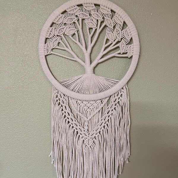 Large Tree of Life Macrame Wall Hanging, Macrame Wall Art for Living ...