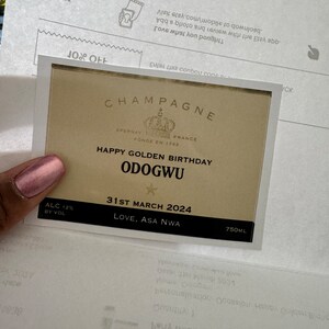 Buckfast Personalised Bottle Label Happy Birthday for Any Occasion ...