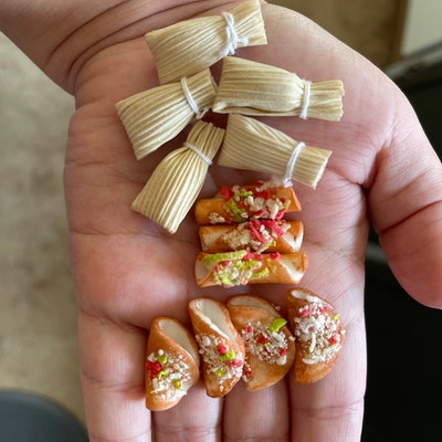Miniature Tamale INDIVIDUAL Mexican Mexico Miniatura Mini Food Comida ...