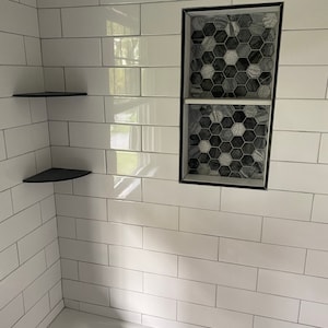 Quick Corner Caddy TM System: 8 Quartz Stone Shelf With Mounting ...