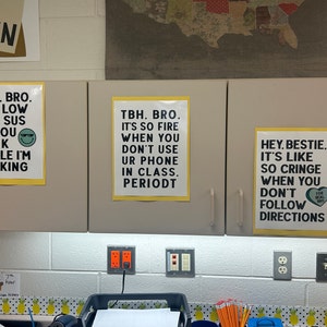 Funny Classroom Posters Math Classroom Decor High School - Etsy