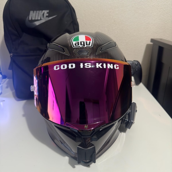 Custom Vinyl Decal: Motorcycle Helmet Visor Strip (2 Pack) - Etsy