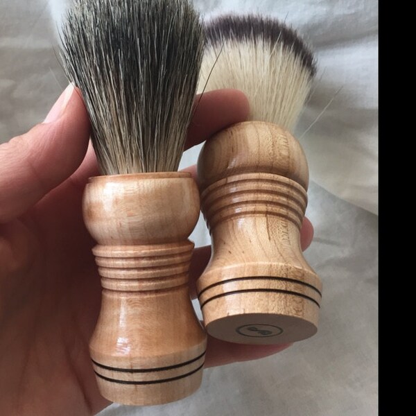 Essential Two-tone Shaving Set, Badger Hair or Vegan, Shaving Kit With ...