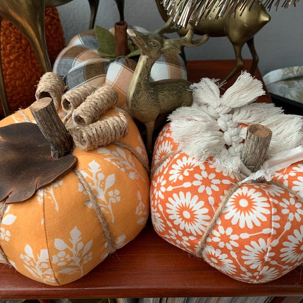 White Pink Blue Floral Bunny, Fabric Stuffed Easter Rabbit, Tiered Tray ...