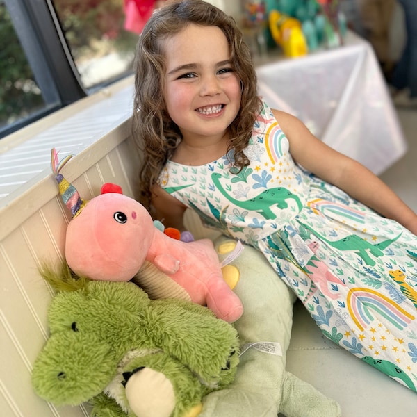 Dinosaur Dress for Girls,baby Dinosaur Dress, Toddler Dinosaur Dress ...