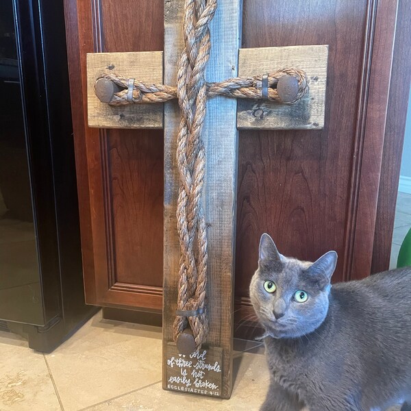 Wedding Braid Cross - Cord of Three Strands, God's Knot, Braid for ...