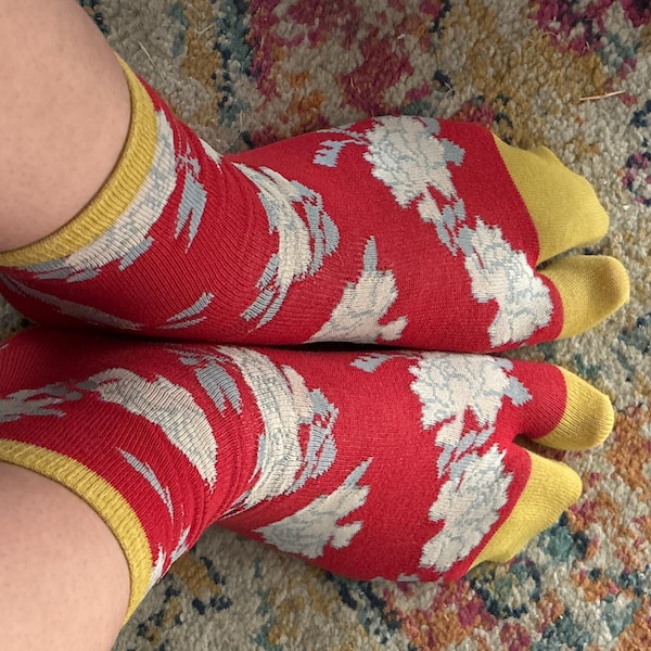 Japanese Koi Fish Tabi Socks – Artisan-made Ankle Split-toe Socks ...