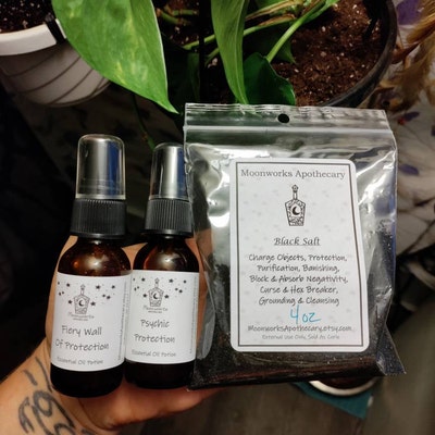 Psychic Protection Oil or Spray, Witches Shield, Witch, Wiccan, Pagan ...