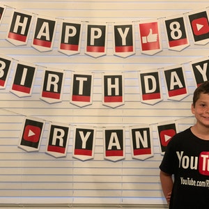 Youtuber Party Invitation / Invitacion De Cumple Años Youtuber - Etsy