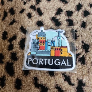 Portugal Travel Patch Embroidered Iron on Sew on Badge Souvenir ...