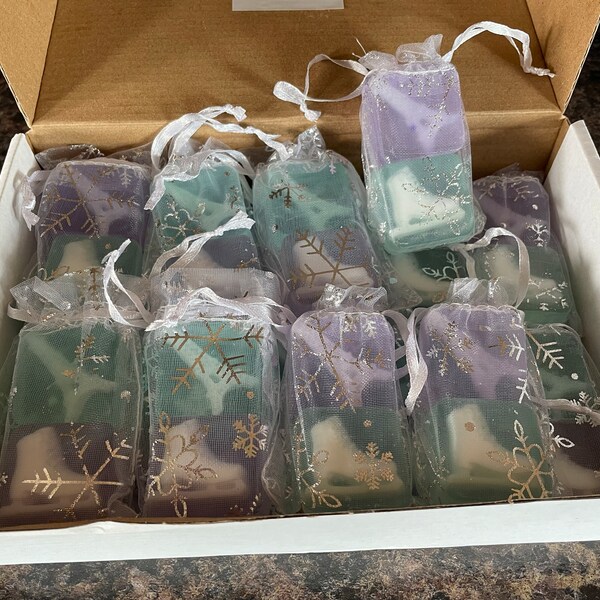 Snowflake Soap Party Favor - Winter Wonderland Frozen Souvenirs Kids ...