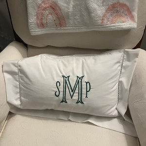 Monogrammed Baby Pillow personalized Baby Gift, Monogram Baby Pillow ...