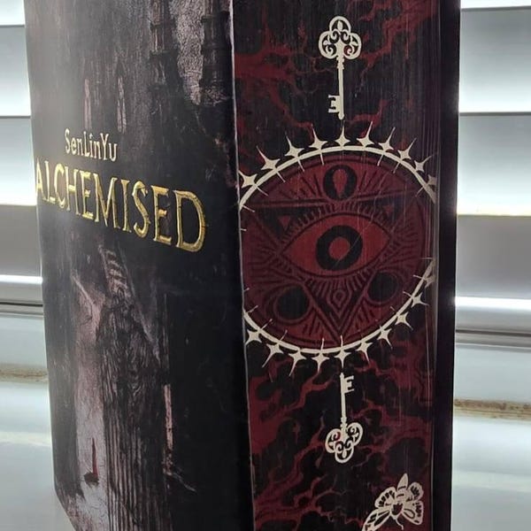 Alchemized - UK Hardcover Benutzerdefinierte Hand gesprühte Kanten ...