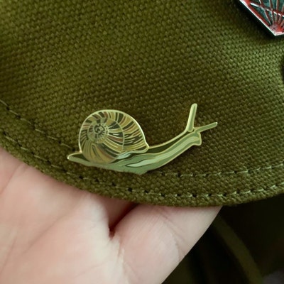 Enamel Pin Snail Nature Pin Natural Values Ryan Berkley Illustration ...