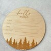 Complete Set of Forest Themed Baby SVG Wooden Rounds, Digital Cut File ...