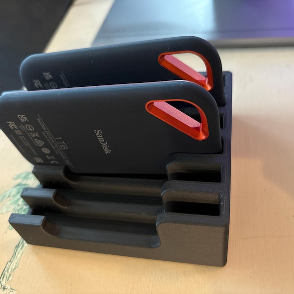 Samsung SSD Holder Organizer: T5, T7, T7 Shield, T9 Solid State Drive ...