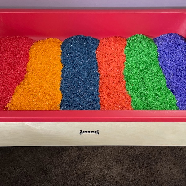 Color Sorting Sensory Bin | Rainbow Colors Sensory | Color Matching ...