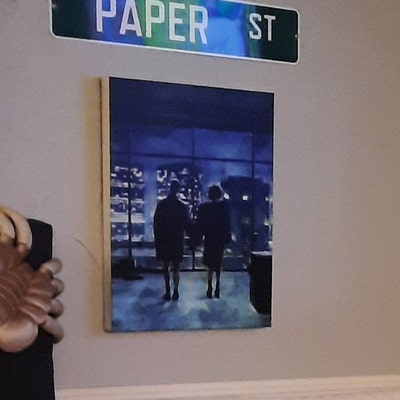 Fight Club Movie Prop Green Street Sign 4x18 Decorator paper Street ...