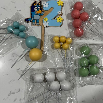 Blue Dog Cake Topper Blue Healer Birthday Party Birthday Decor Blue Dog ...