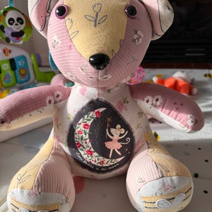 Keepsake Bear Out of Baby Clothes // Gift for Mom // Memory Bear ...