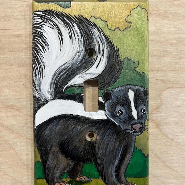 Hand Painted Tarot Card Light Switch Cover the Moon Lightswitch Cover ...