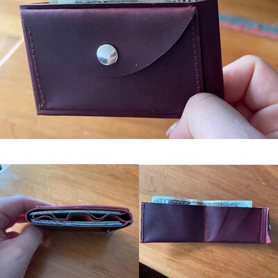 Tiny Leather Coin Purses, Mini Coin Purses, Coin Bags, Tiny Folding ...