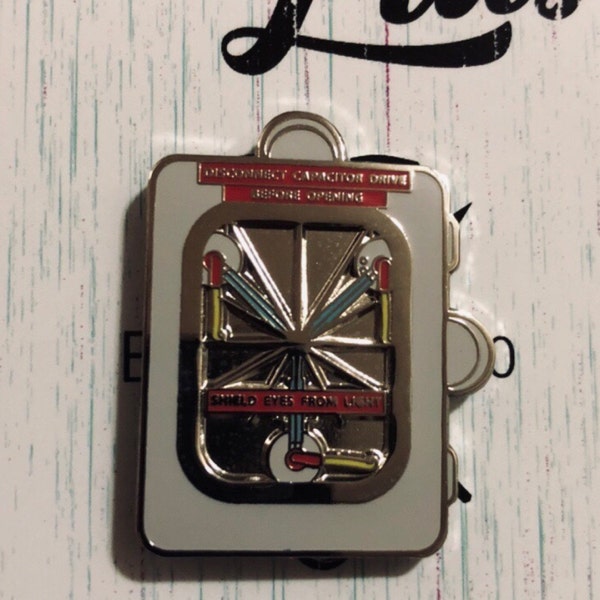 Flux Capacitor Doc Brown Back to the Future Geek Pin / Lapel Pin / Hat ...