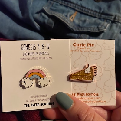 Pumpkin Pie Pin, Apple Pie Enamel Pin, Cute Fall Pie Enamel Pin, Kawaii ...