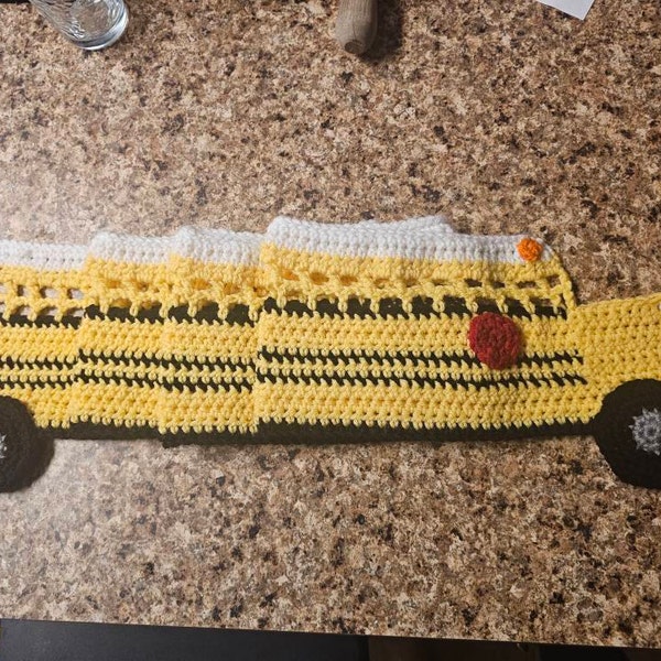 School Bus Scarf Pattern - PDF PATTERN ONLY! - Etsy