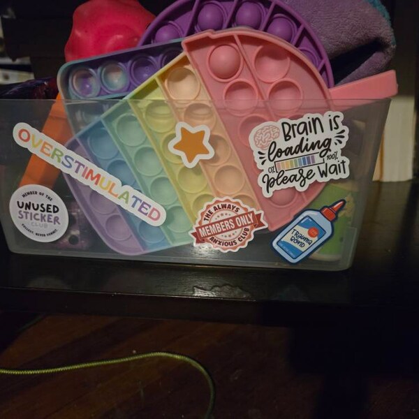 Manage Anxiety Mental Health Sticker, Self Love Sticker, Mental Health ...