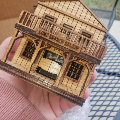 HO Scale Miniature Gunsmoke Dodge City Marshal Office/jail - Etsy