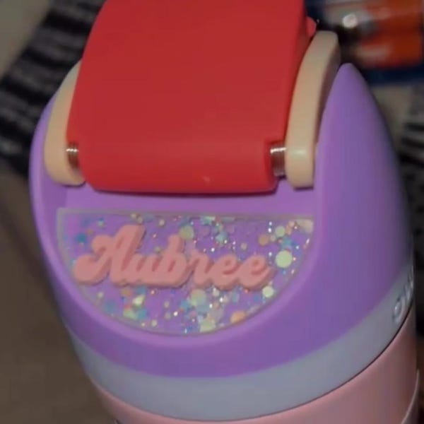 Daisy Owala Reusable Adhesive Name Plate Owala Topper 16 Oz 24 Oz 32 Oz ...